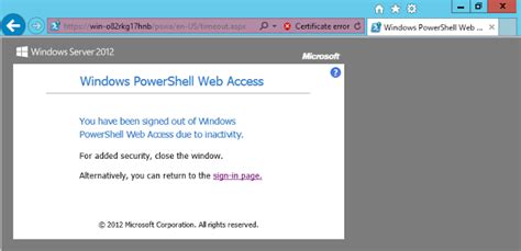 Powershell Webaccess Web Based Windows Powershell Console
