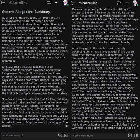 Extremely Disappointing Andrew Callaghan Sa Accusations Explored As