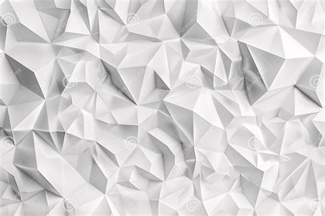 Gray Abstract Background With Triangle Shapes A Low Poly Textured Pattern Generated Ai Stock