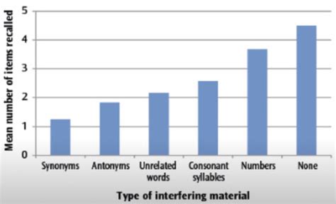 Memory Explanations For Forgetting Interference Flashcards Quizlet