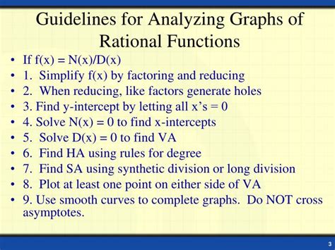 Ppt Graphing Rational Functions Powerpoint Presentation Id6558715