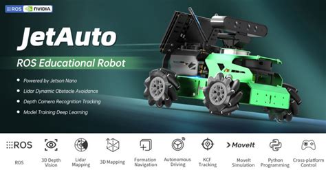 Hiwonder Jetauto Ros Robot Car Powered By Jetson Nano With Lidar Standard Kit Slamtec A1 Lidar