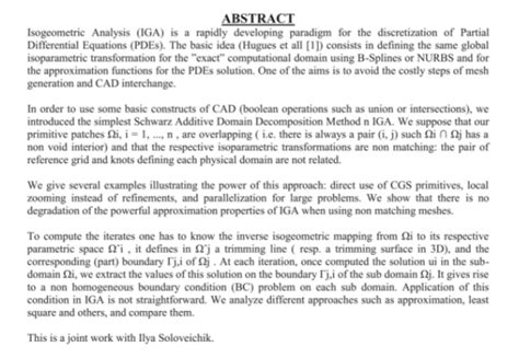 Isogeometric Analysis And Non Matching Domain Decomposition Methods