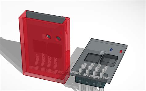 3d Design Esp8266 Esp 01 Tinkercad