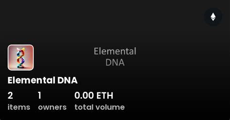 Elemental Dna Collection Opensea