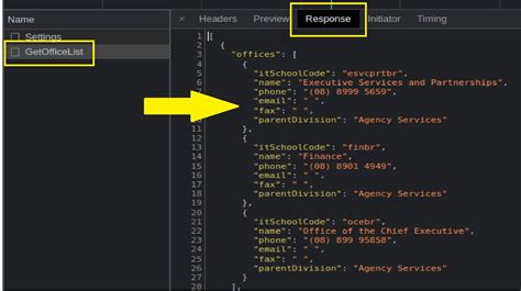 python scrapy scraping dynamic website with api generated content