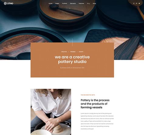 Litho The Multipurpose Html5 Template