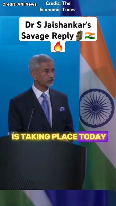 Dr S Jaishankars Savage Reply 🗿🇮🇳🔥 Shorts Jaishankar Modi India Russia Zelensky Bharat