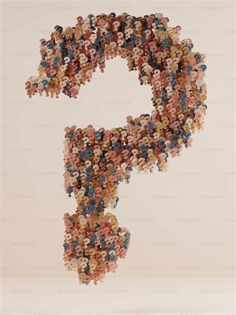 A Large Number Of Small Objects In The Shape Of A Letter Photo Full