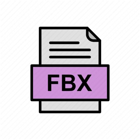 Document Fbx File Format Icon Download On Iconfinder