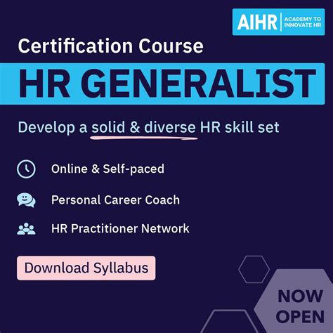 Aihr Academy To Innovate Hr On Linkedin Hr Generalist Certificate