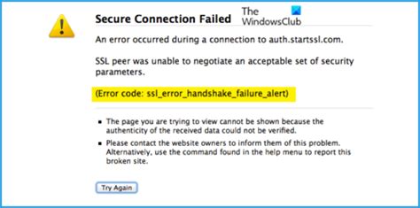 SSL ERROR HANDSHAKE FAILURE ALERT Error Fixed