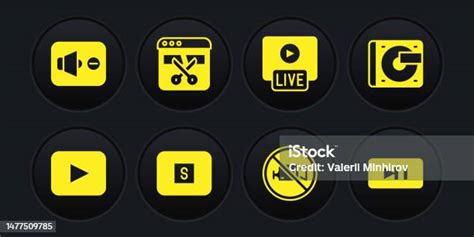 재생 버튼 비닐 디스크가있는 비닐 플레이어 미디어 중지 비디오 녹화 금지 라이브 스트림 비디오 레코더 편집기 일시 중지 및 스피커 음소거 아이콘을 설정합니다 벡터 Live