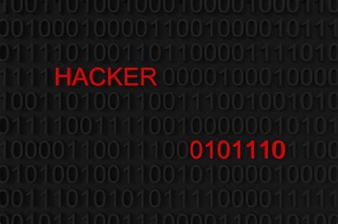 Premium Photo Hacker Word On Binary Background