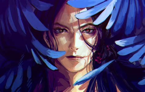 Wallpaper Face Smile Wings Anime Feathers Art Guy Jojo No Kimyou Na Bouken By Nouka