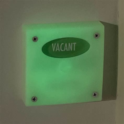 Contemporary Design Led Privacy Indicator Lock