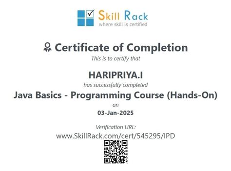 Hari Priya On Linkedin Java Skillrack
