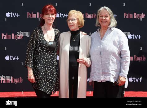 Los Angeles Jun 20 Jody Hamilton Carol Burnett Chrissie Burnett At