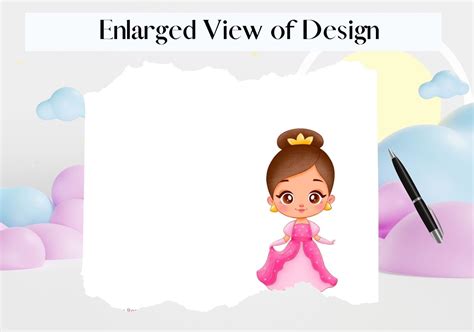Princess Printable Stationary Princess Stationary Envelope Printable