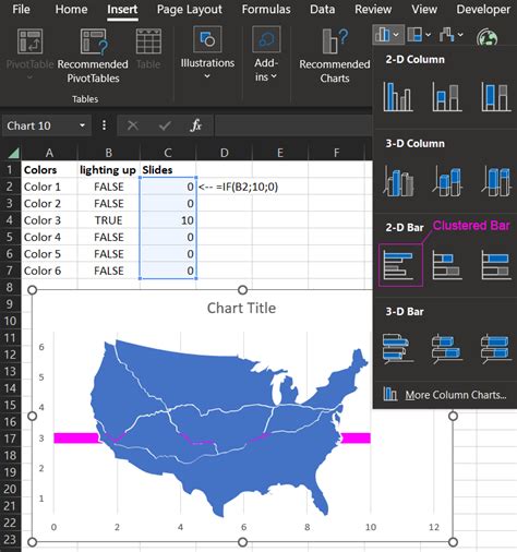 How To Make A Map Chart For Logistics Management In Excel