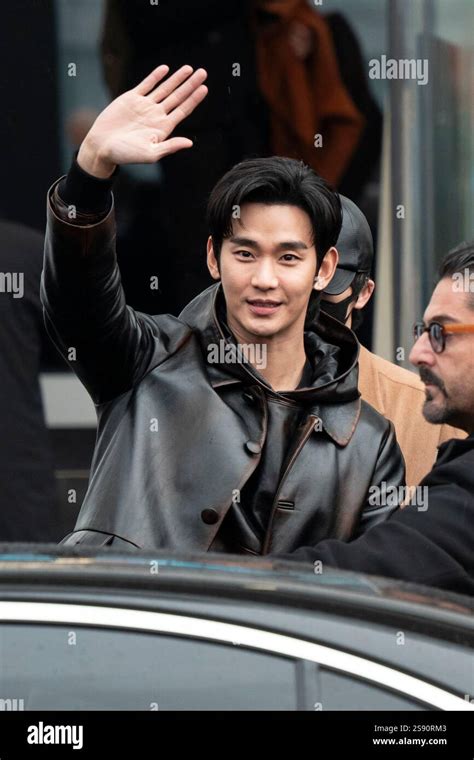 Korean Actor Kim Soo Hyun At Milan Fashion Week For The Prada Mens