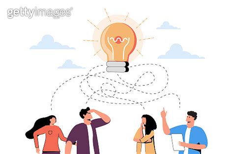 Vector Illustration Tangled Tangle Brainstorming Beginning And End To Thought Abstract