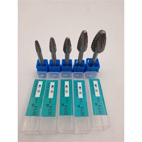 現貨《含稅附發票》zeta 超硬 鎢鋼滾磨刀 Sf型 專業 柄6mm 雙紋 交叉紋 可磨白鐵 合金磨頭 雕刻刀 研磨切削 蝦皮購物