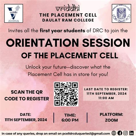 The Placement Cell Daulat Ram College On Linkedin Greetings First