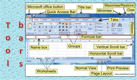 Ppt On Microsoft Excel 2007 Full Information Pptx Desktop Publishing Computer Software