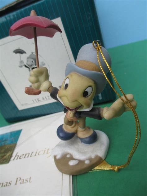 Disney Wdcc Mickeys Christmas Carol Ornament Jiminy Cricket Ghost Of
