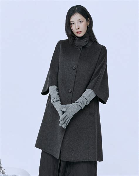 Fw 울혼방 핸드메이드 케이프 코트