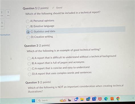 Solved Question 1 2 Points Saved23Which Of The Chegg Com