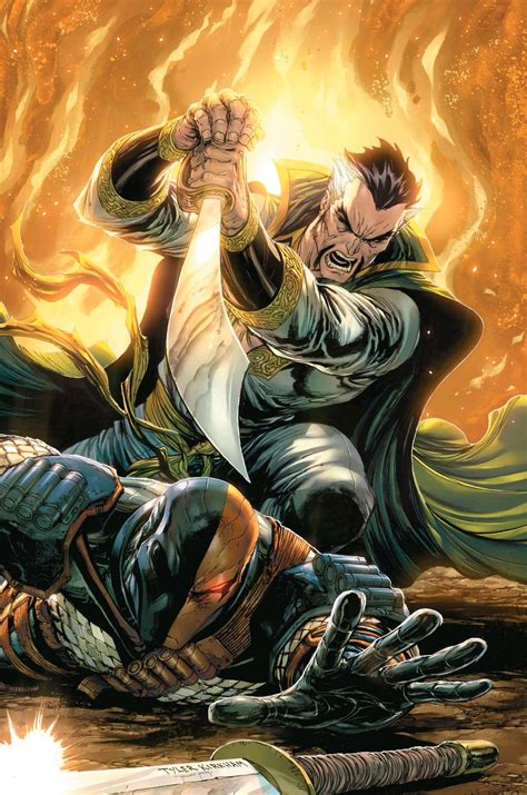 Deathstroke Vs Ras Al Ghul Dc Comics Art Deathstroke Comics Artwork