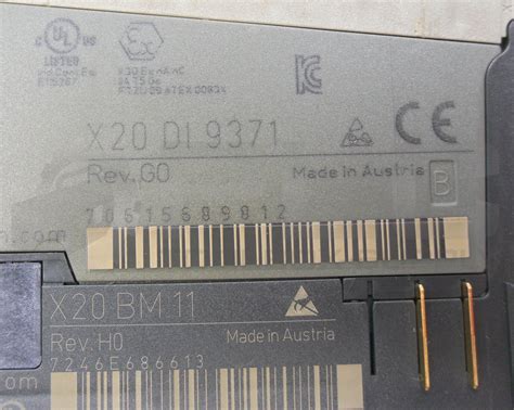B R AUTOMATION X20 DI 9371 INPUT MODULE PLC Toolbox Supply