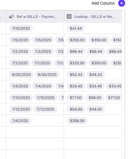 Sum Values For Each Row Using Rollup Ask For Help Glide Community