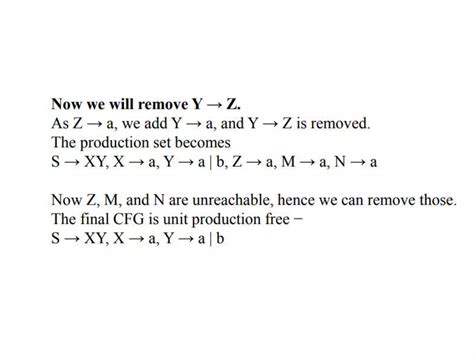 Simplification Of Cfg Ppt PPT