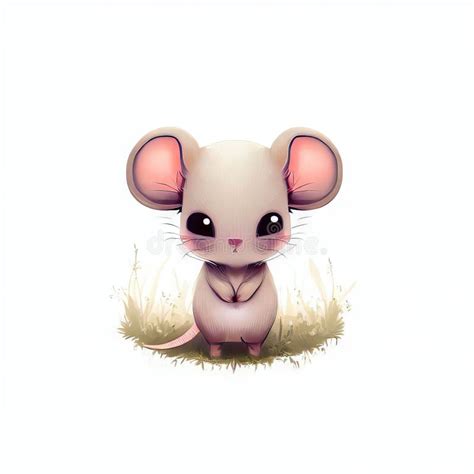 Playful Mouse Balloon Ridegenerative Ai Stock Illustration