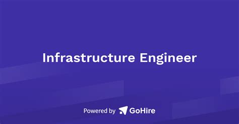 Infrastructure Engineer At N Consulting Ltd Jobs At N Consulting Ltd