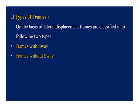 Solution Analysis Of Statically Indeterminate Frames Using Stiffness