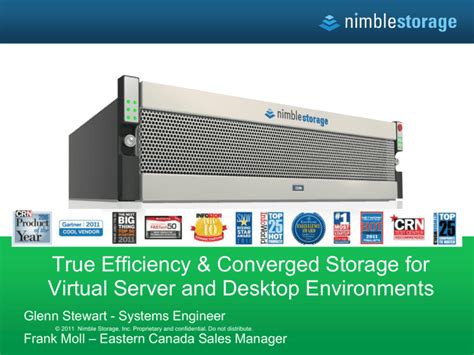 Nimble Storage Virtual Server Desktop Efficiency