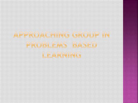 problem based learning nursing education pptx educational
