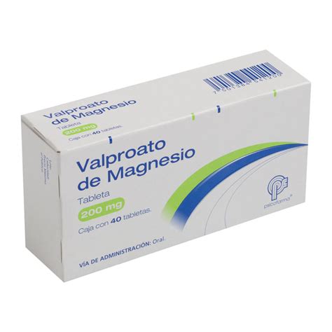 Valproato De Magnesio 200 Mg Caja C40 Tabletas Farmatodo En Linea