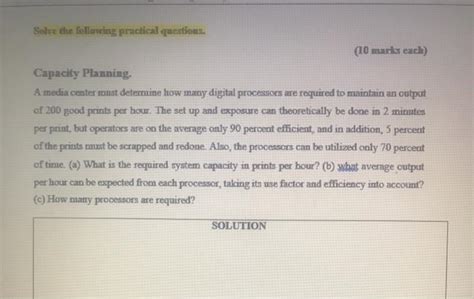 solved solve the following practical questions 10 marks