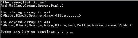 Copytoarrayint32 Method In Arraylist