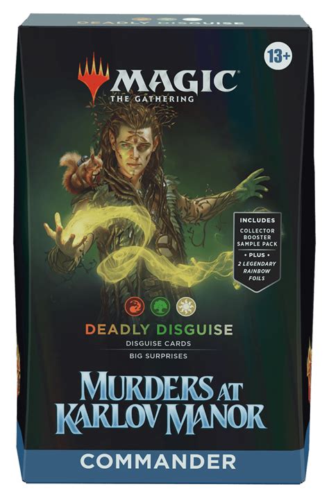 Magic Murders Karlov Manor Commander Deck Deadly Disguise Gameninja