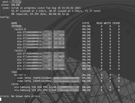 ZFS Users Post Your Scrub Resilver Speeds H Ard Forum