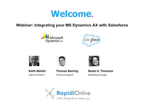 Webinar How To Integrate Ms Dynamics Ax With Salesforce Pdf