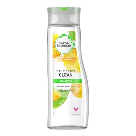 Herbal Essences Daily Detox Clean Golden Raspberry And Mint Shampoo