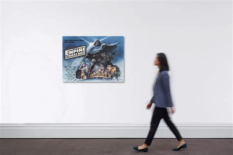 The Empire Strikes Back 1980 Style B Poster White Lettering