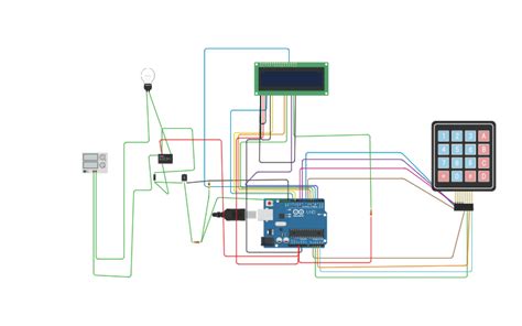 Circuit Design Password Based Control Circuit Tinkercad
